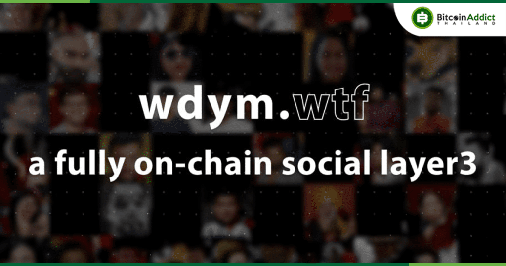 WDYM เปิดตัว Node Sale สำหรับ On-Chain Social Layer3 - Bitcoin Addict