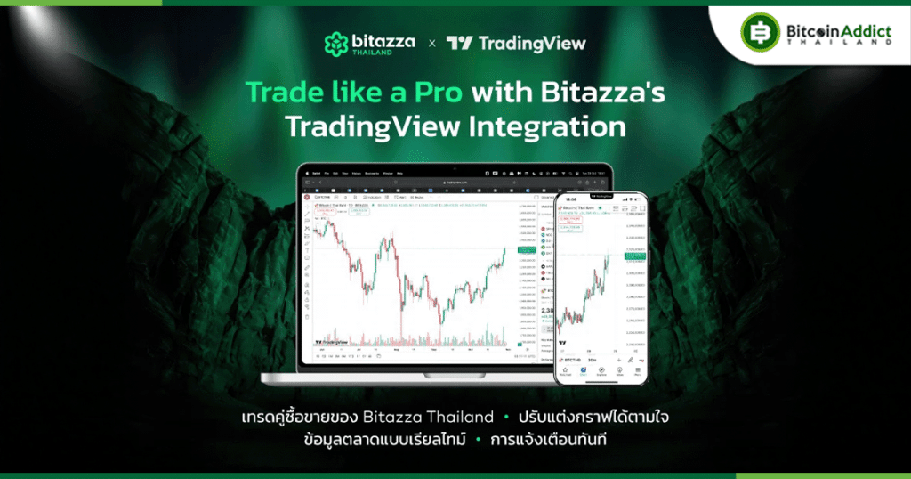 เทรดอย่างมือโปรด้วย Bitazza Thailand บน TradingView - Bitcoin Addict